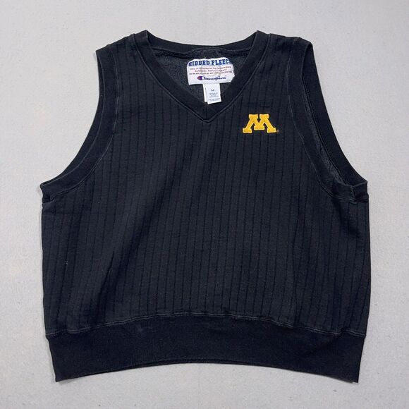 Champion | Jackets & Coats | Vintage Champion Ribbed Fleece Vest Medium ...